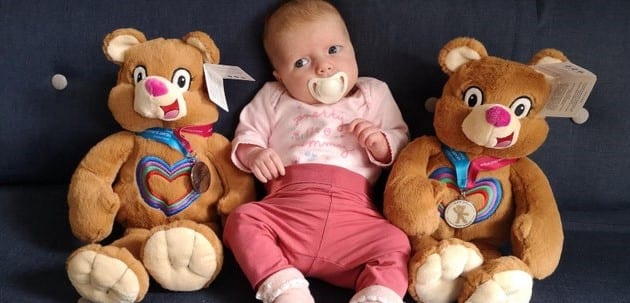 Little heart hero Evie Dickie inspires parents' challenge in aid of ...