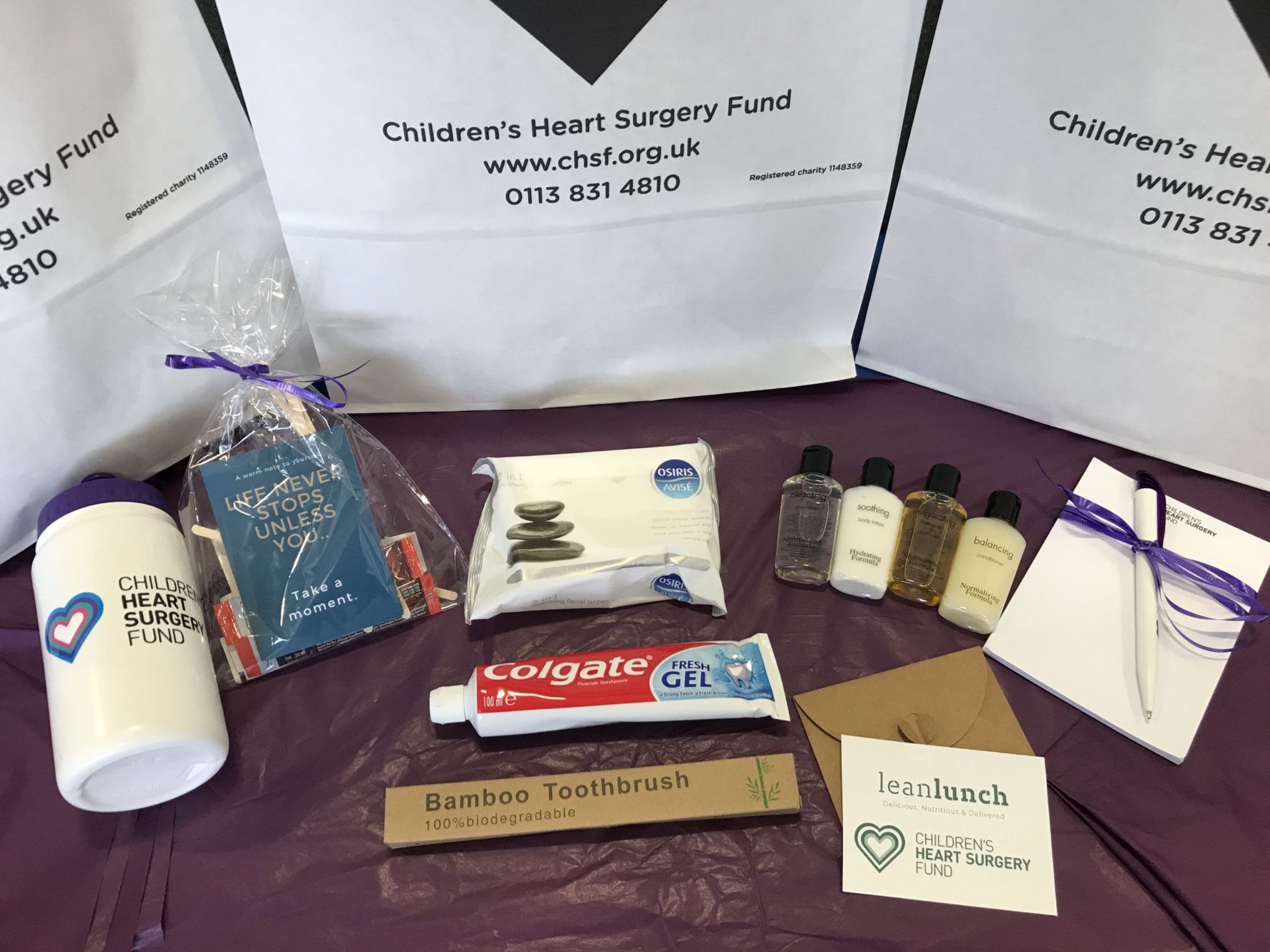WELCOME PACKS FOR HEART FAMILIES - CHSF