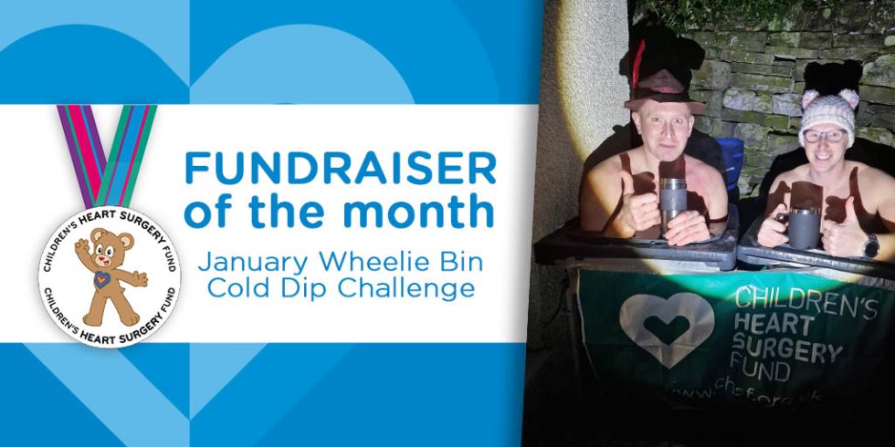 Fundraiser of the Month: Wheelie Bin Cold Dip Challenge - CHSF