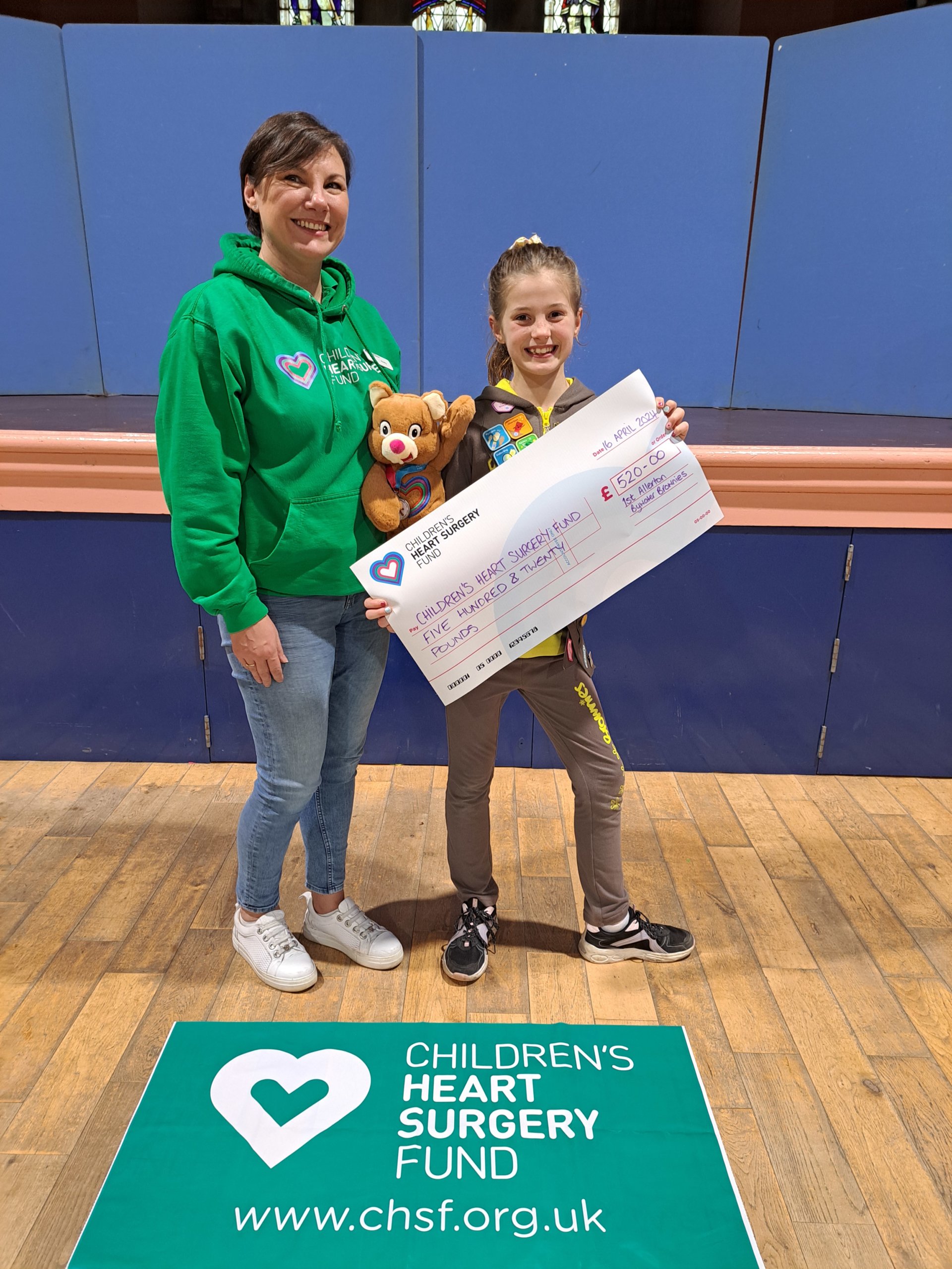 Brownies' sponsored silence inspired by Olivia - CHSF